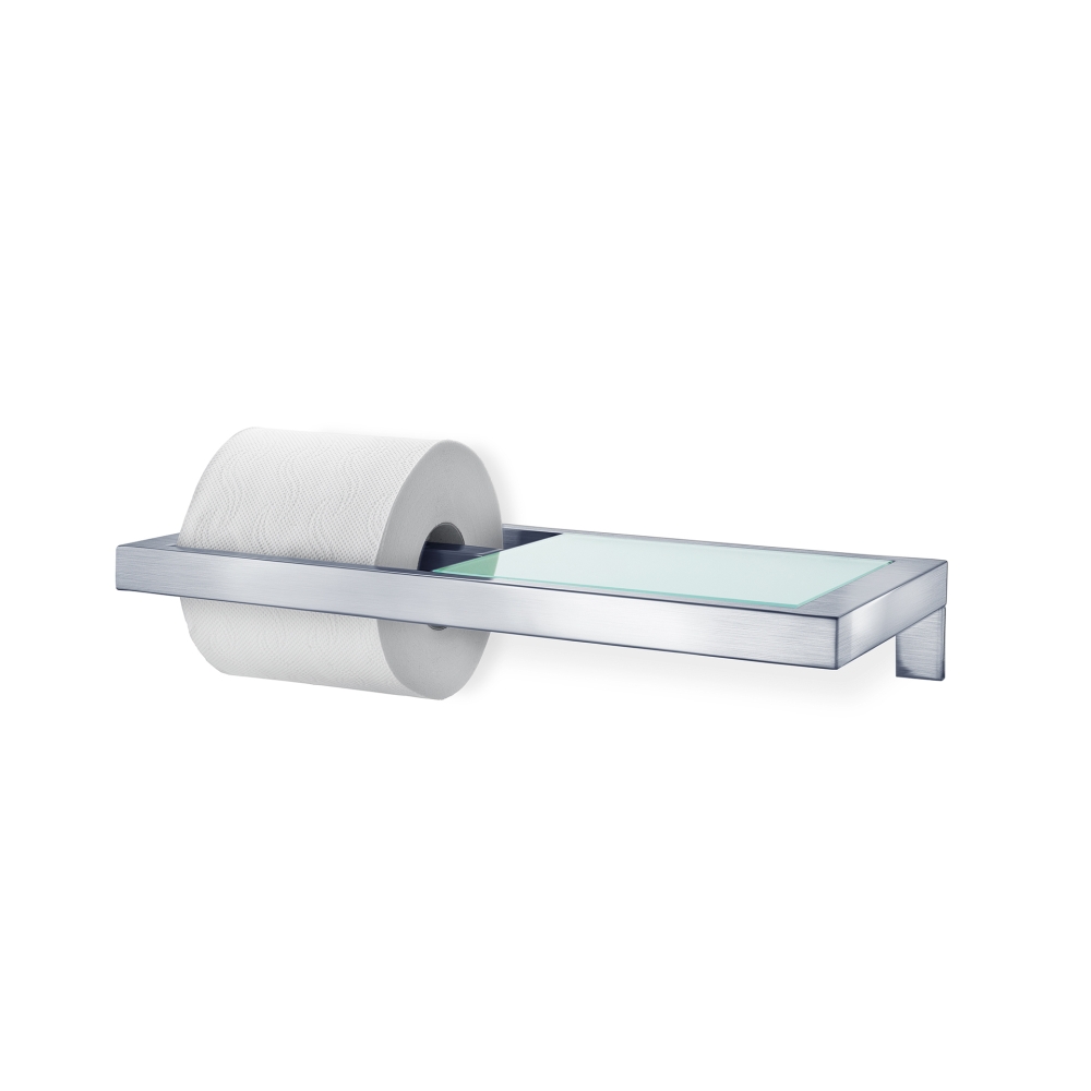 MENOTO WC-Rollenhalter mit Glasablage von Blomus bei homeform.de