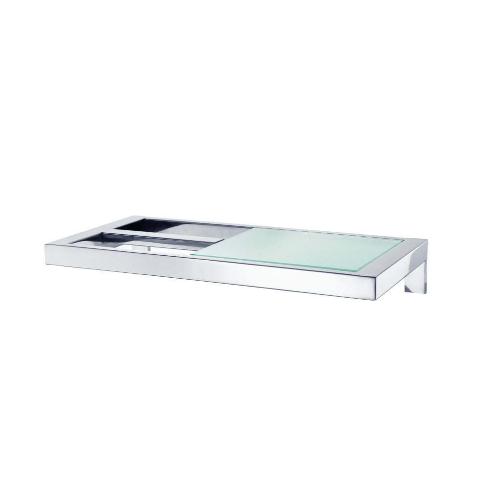 MENOTO WC-Rollenhalter mit Glasablage von Blomus bei homeform.de